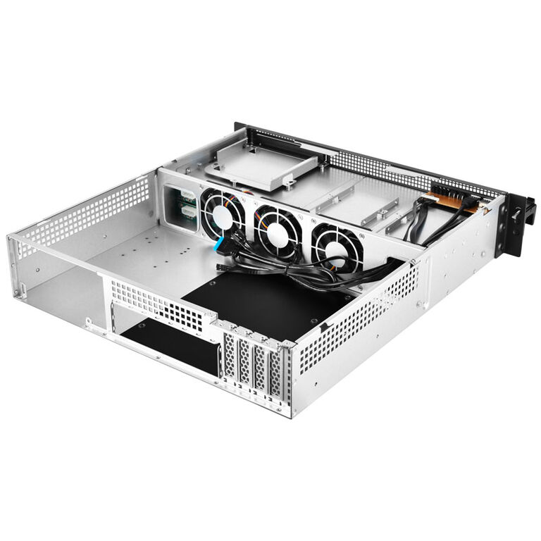 SilverStone RM21-308 Rackmount Server Case, 2U, Micro-ATX - black