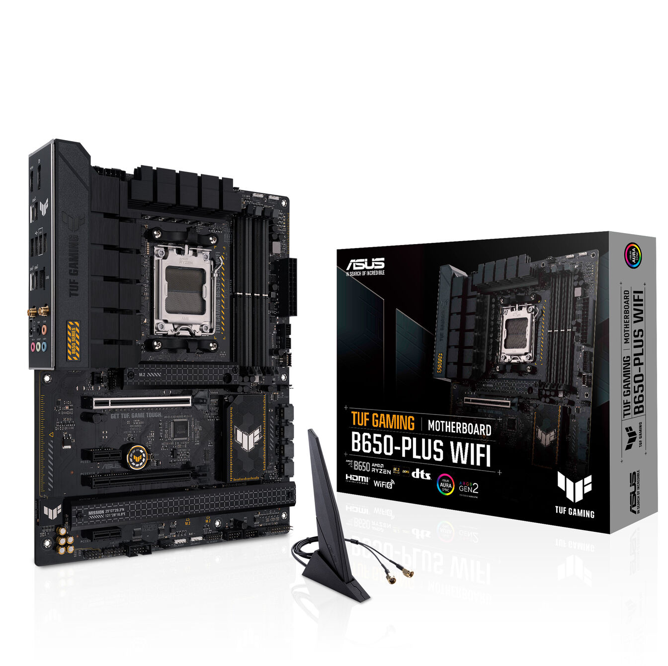 ASUS TUF Gaming B650-Plus WiFi Motherboard, Socket AM5, AMD B650, ATX, DDR5