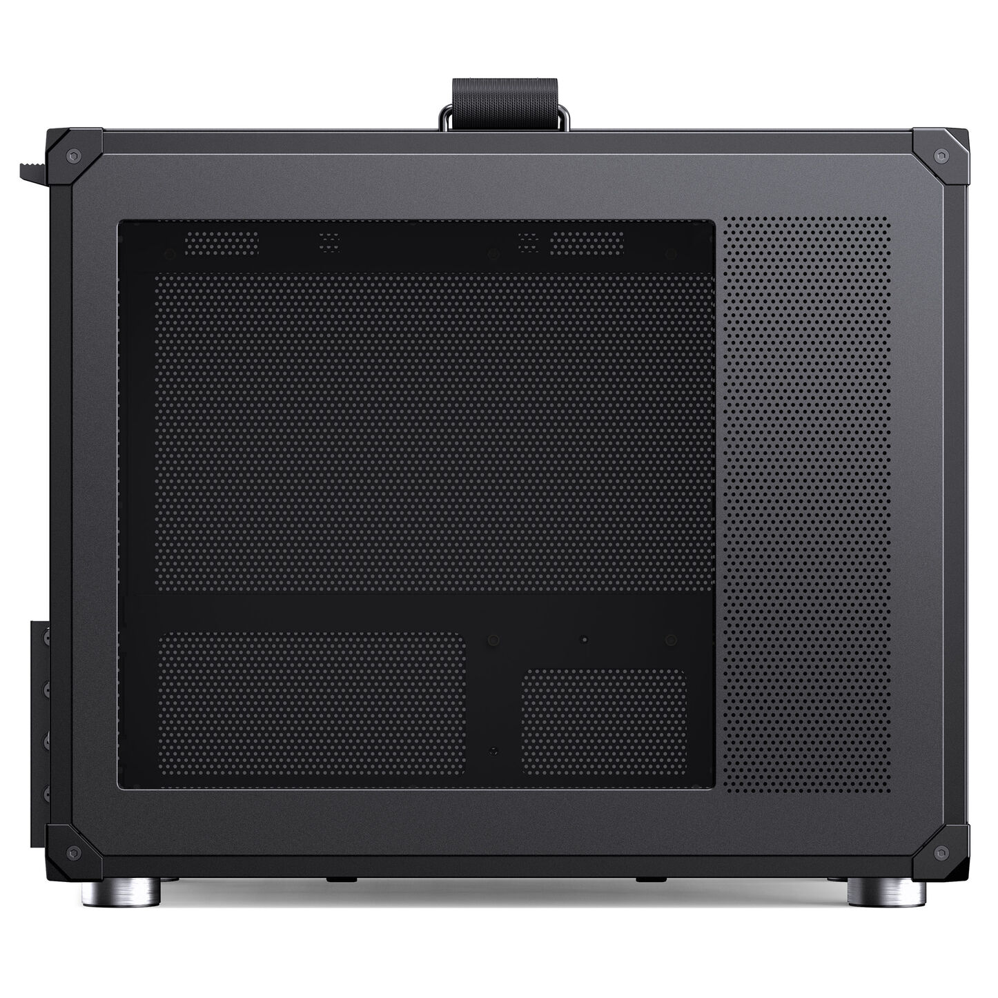 Jonsbo C6 MAX PC case, mini case, Micro-ATX, tempered glass - black