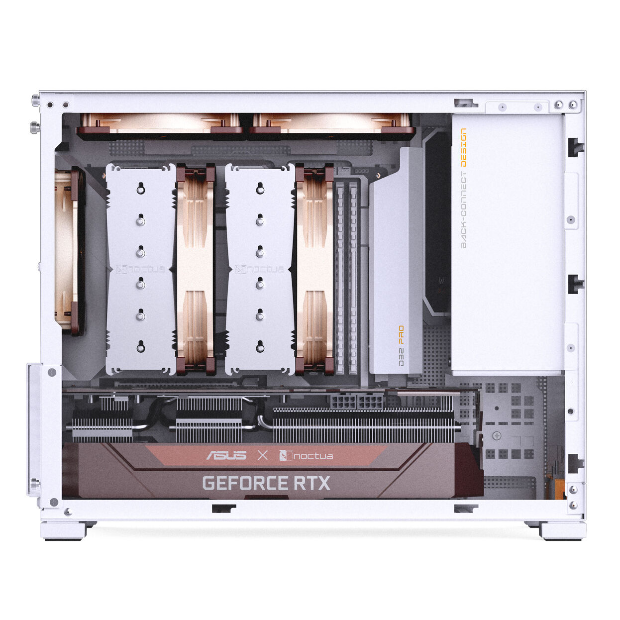 Jonsbo D32 PRO Mesh PC case, Mini case, mATX - white