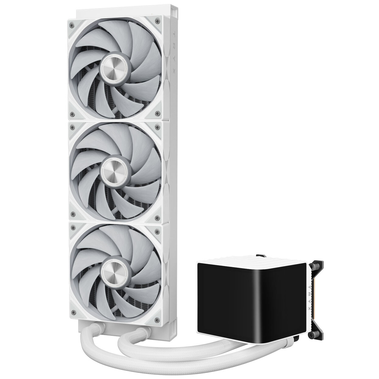 TRYX PANORAMA 360 AiO Water Cooling, 3D-AMOLED Display - 360mm, white