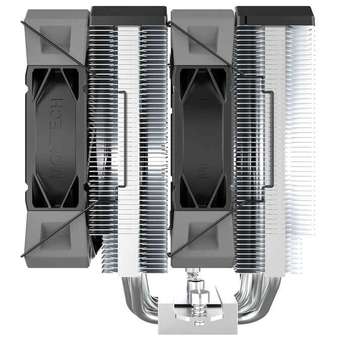 Montech NX600 CPU Kühler, Dual Tower - 2x 120mm, schwarz