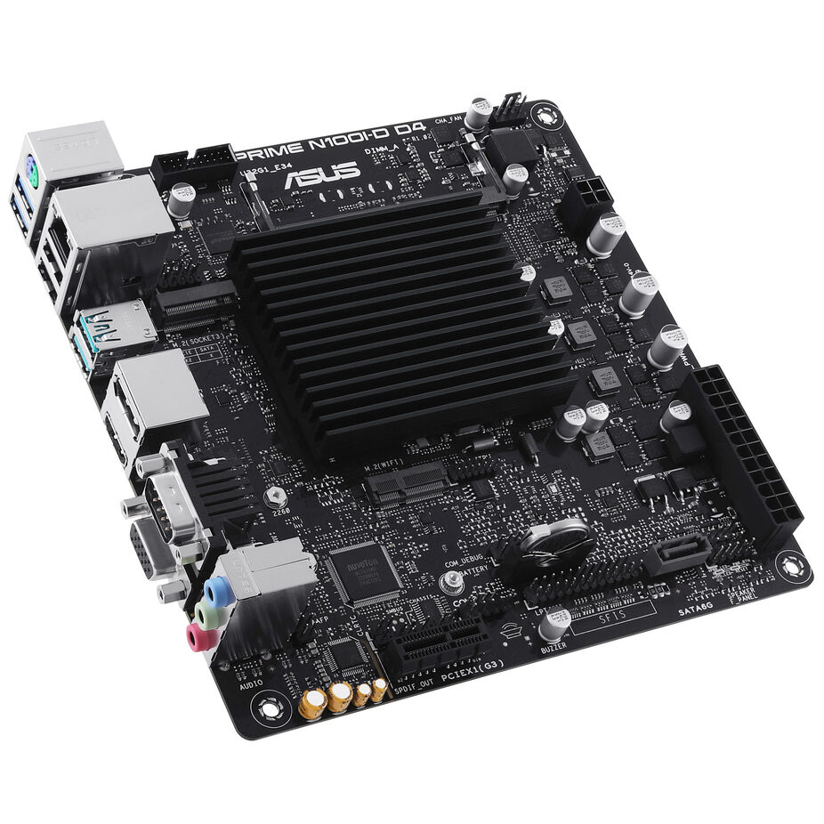 ASUS Prime N100I-D D4-CSM motherboard, Intel N100, Mini-ITX – DDR4