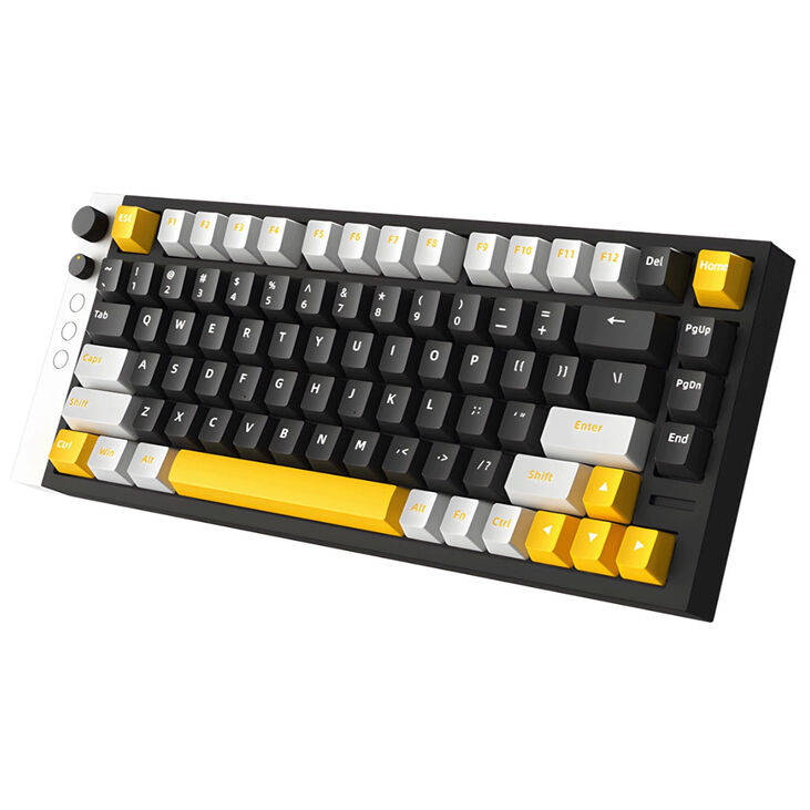 Lamzu Jet75 Gaming Tastatur, Magnetic Jade Gaming Switches, RGB - schwarz