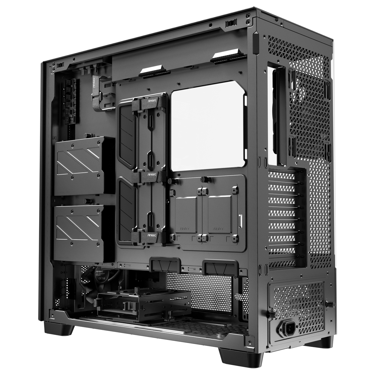 Antec Flux Pro PC case, full tower, E-ATX, tempered glass – black