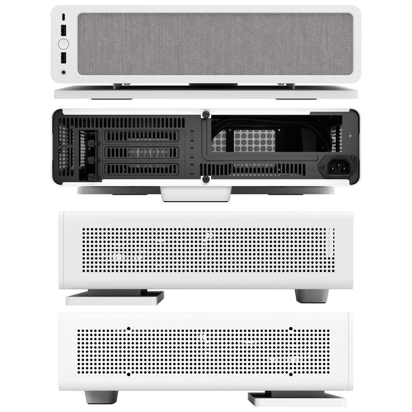 Fractal Design Ridge Mini-ITX Tower, PCIe 4.0 - weiß