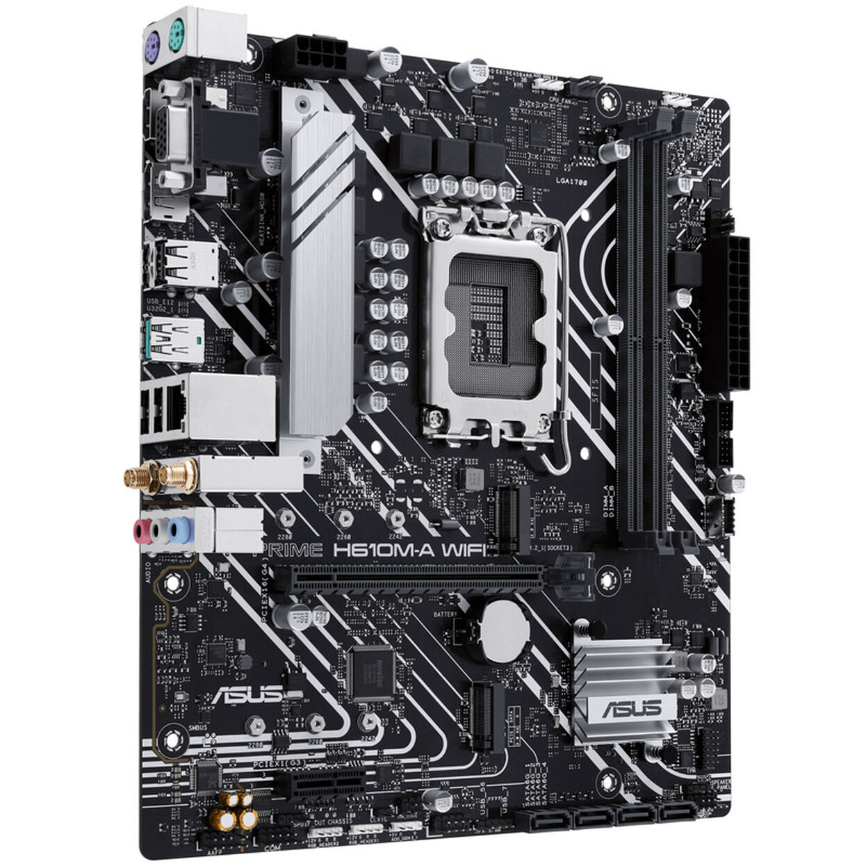 ASUS Prime H610M-A WIFI, Intel H610 Mainboard - Sockel 1700, DDR5