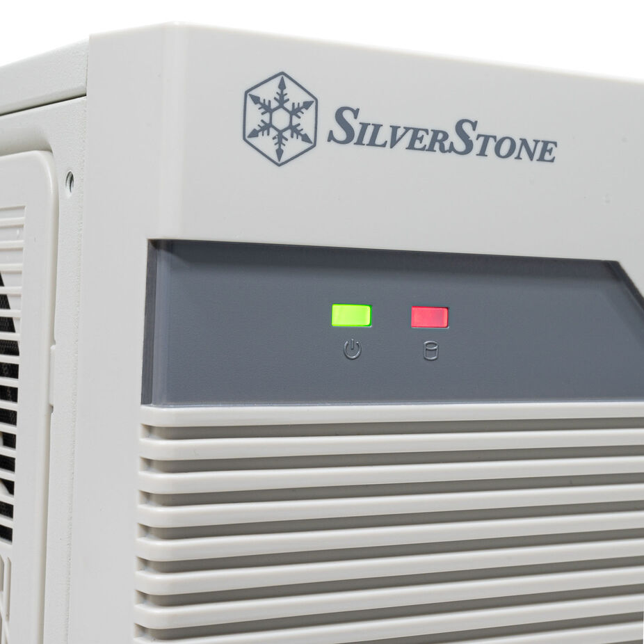 Silverstone FLP01 PC case, HTPC, SSI-CEB/ATX - white