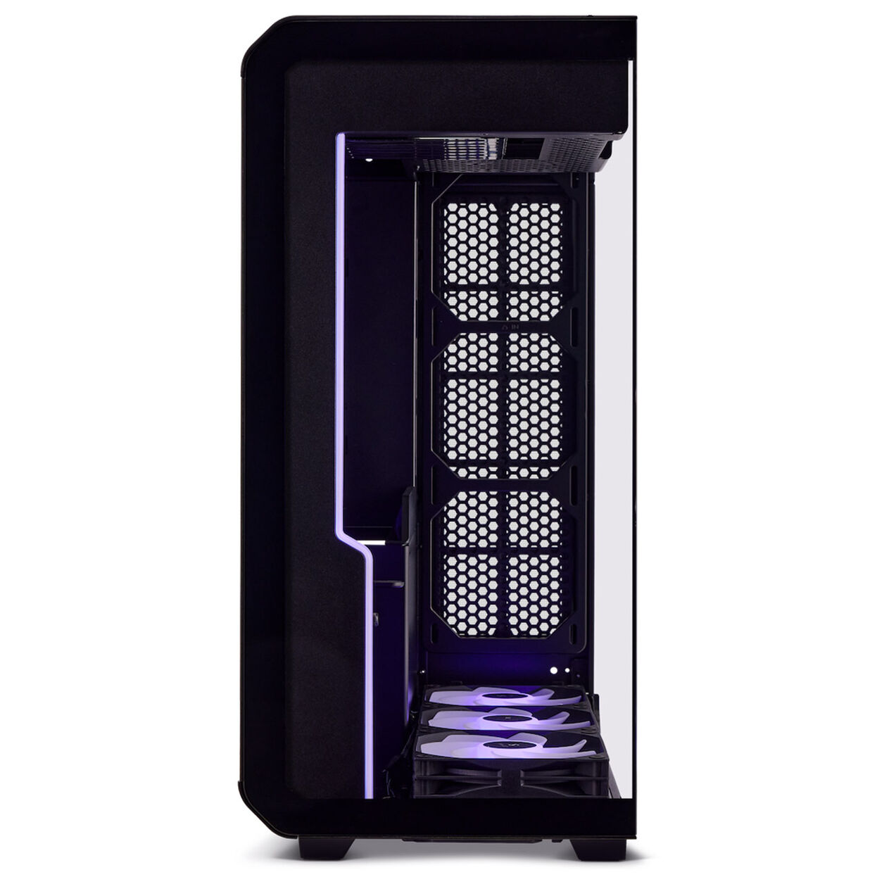 Ssupd Xhuttle PC case, mid tower, ATX, RGB, tempered glass - black