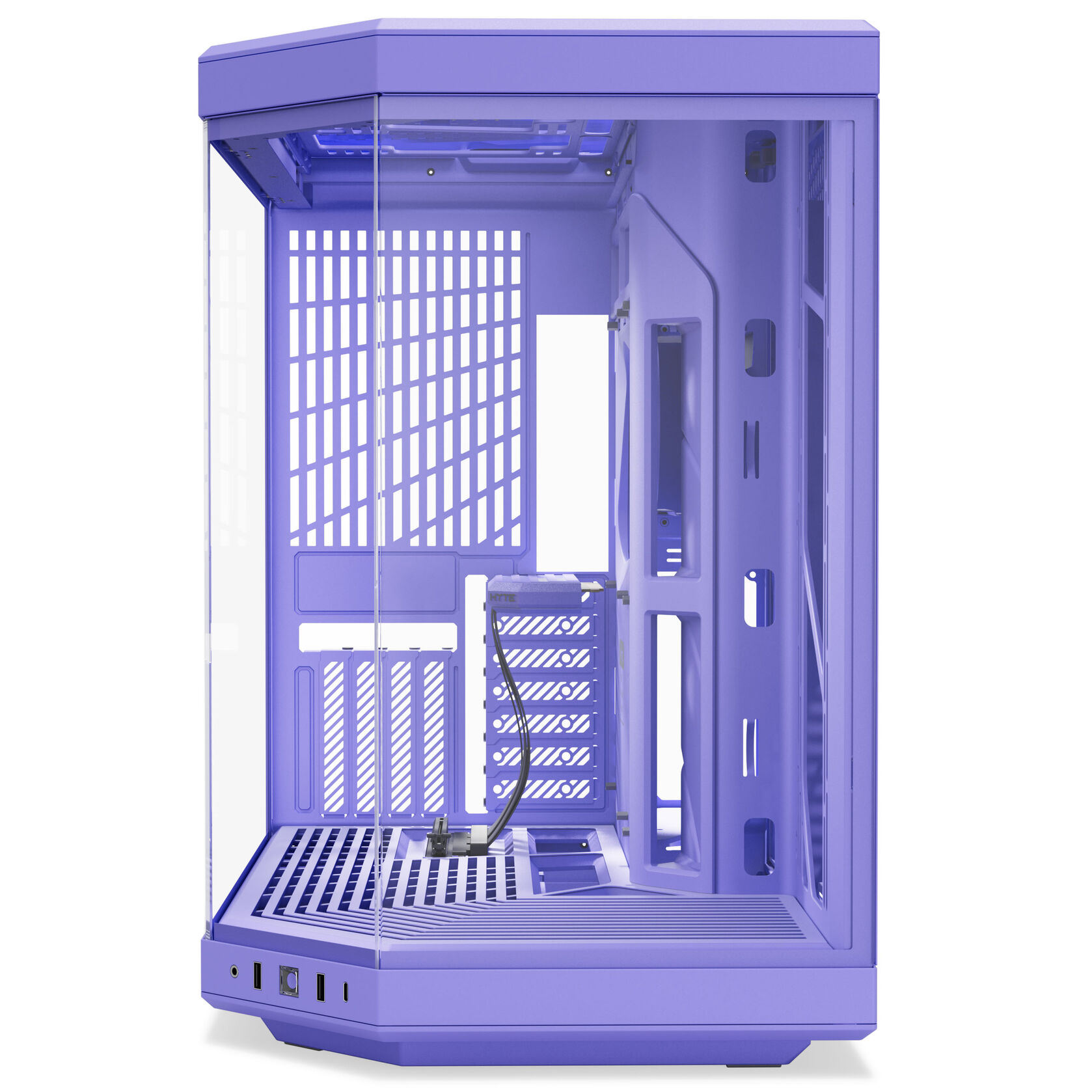 Hyte Y70 PC Case, Mid Tower, Tempered Glass - Taro Milk