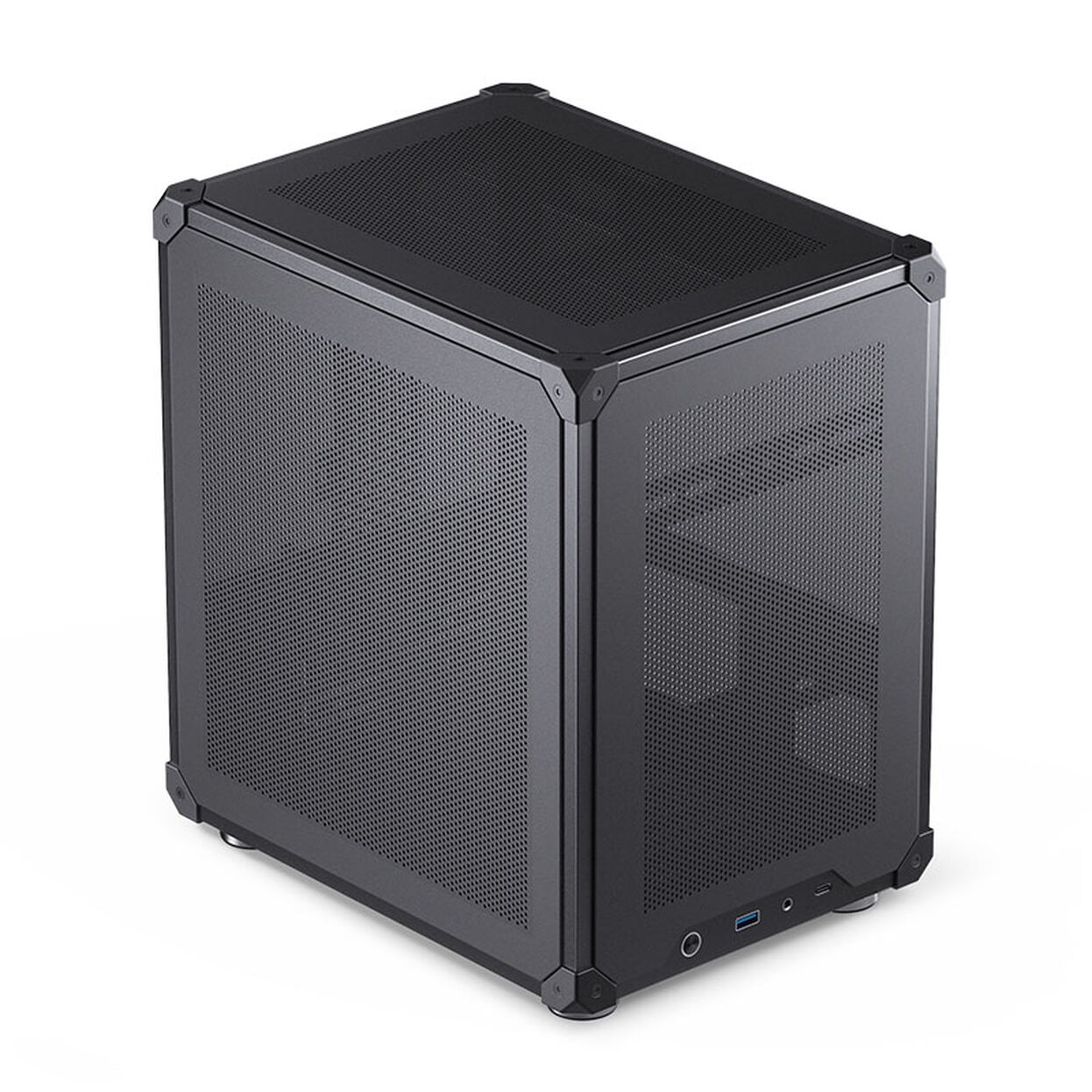 Jonsbo C6 PC Case, Mini Tower, Micro-ATX - black