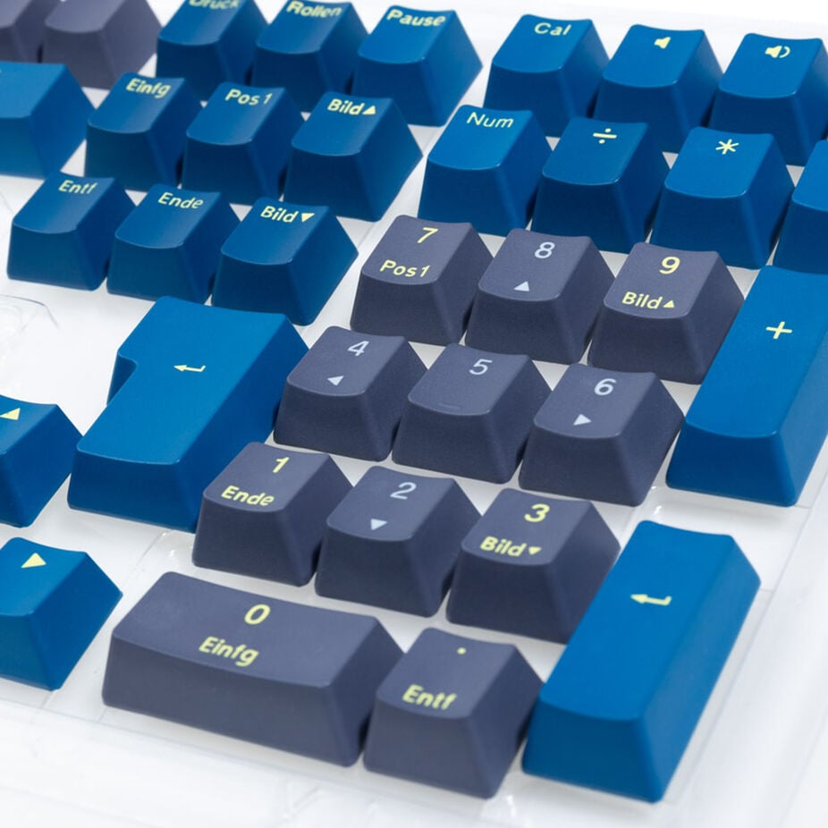Ducky PBT Double-Shot Keycap Set Daybreak - DE Layout