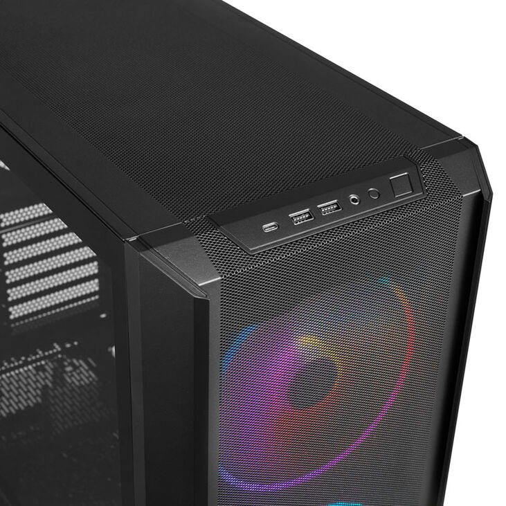 Lian Li LANCOOL 216 RGB, E-ATX-Gehäuse, Midi-Tower - schwarz
