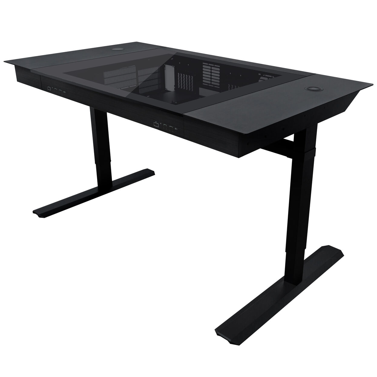 Lian Li DK07 desk chassis, dual-system capable, 2x E-ATX, height ...