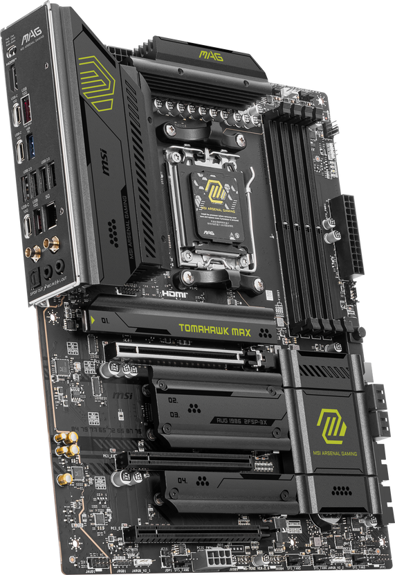 MSI MAG B850 Tomahawk Max WiFi Mainboard, Sockel AM5, AMD B850, ATX, DDR5