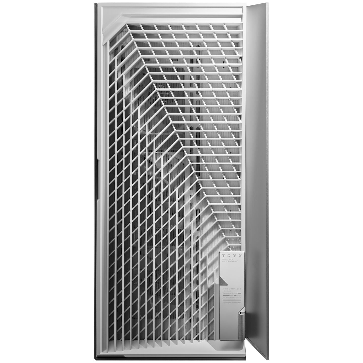 TRYX LUCA L70 PC Case, Mid-Tower, E-ATX, Tempered Glass – White