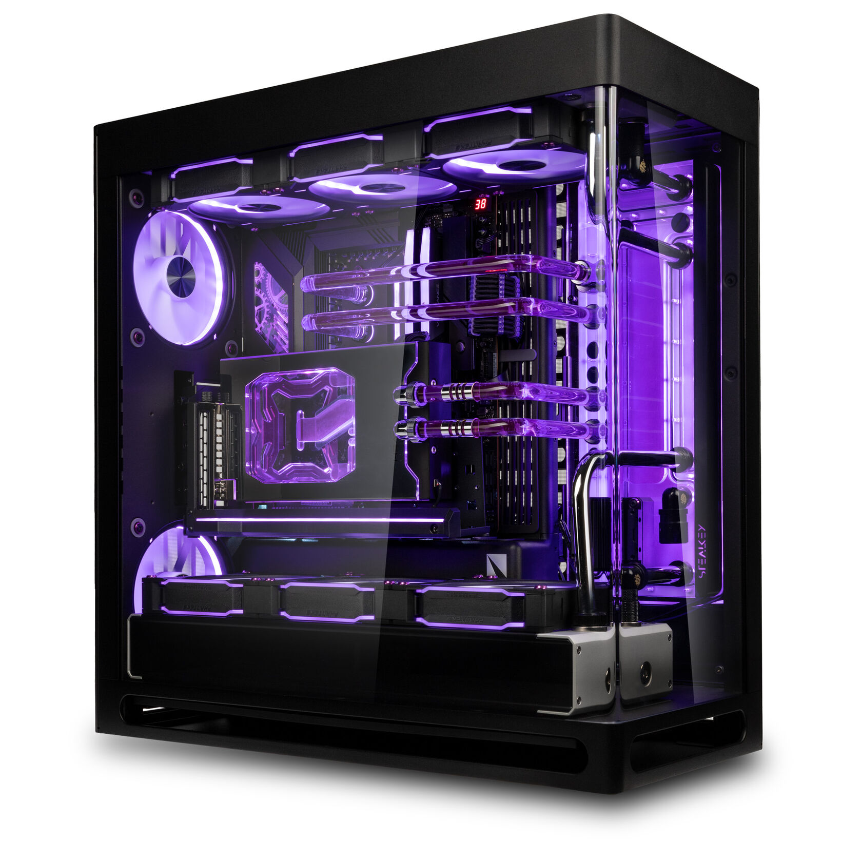 Gaming PC Shadow Oasis Elite, AMD Ryzen 7 9800X3D, NVIDIA GeForce RTX 4090 - Custom Wasserkühlung