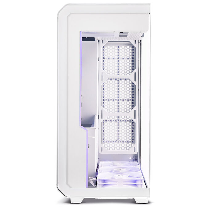 Ssupd Xhuttle PC case, mid tower, ATX, RGB, tempered glass - white