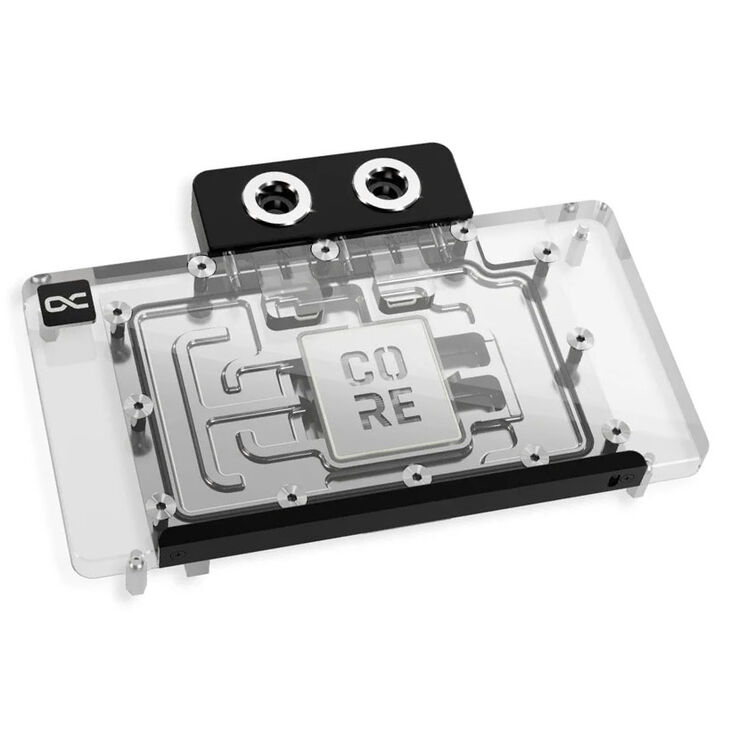 Alphacool Core GeForce RTX 5080 EPIC-X Waterblock, Backplate - Acrylic ...