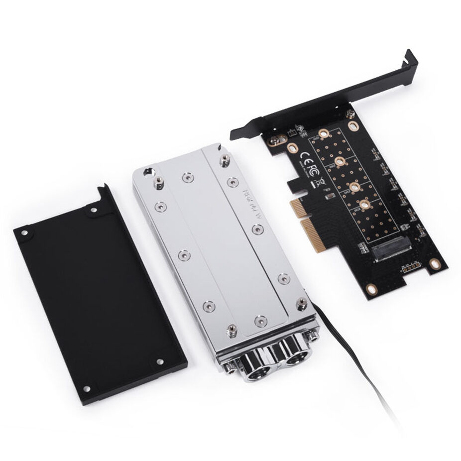 Alphacool Core M.2 NVMe PCIe 5.0 Liquid Cooler, ARGB - black