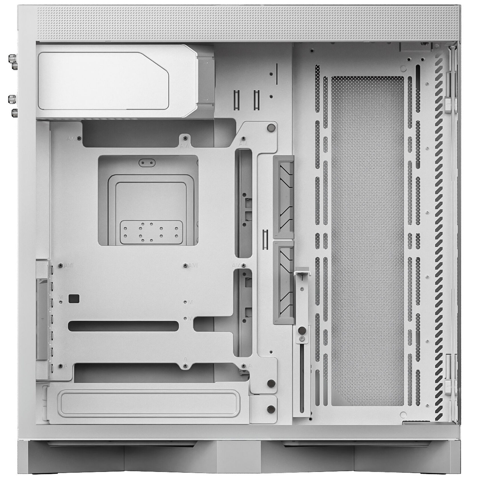 TRYX LUCA L70 PC Case, Mid-Tower, E-ATX, Tempered Glass – White