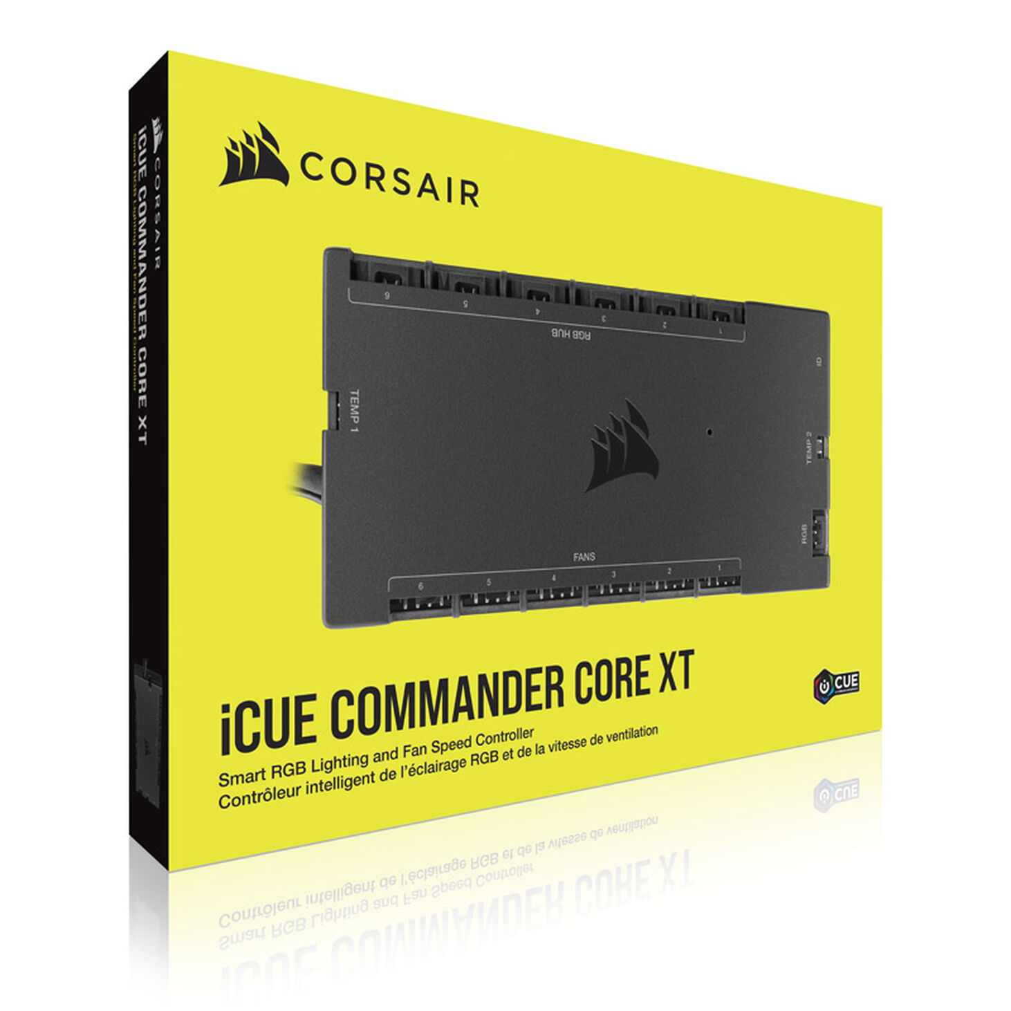 Corsair Commander Core XT RGB LED Controller + Fan Hub - schwarz