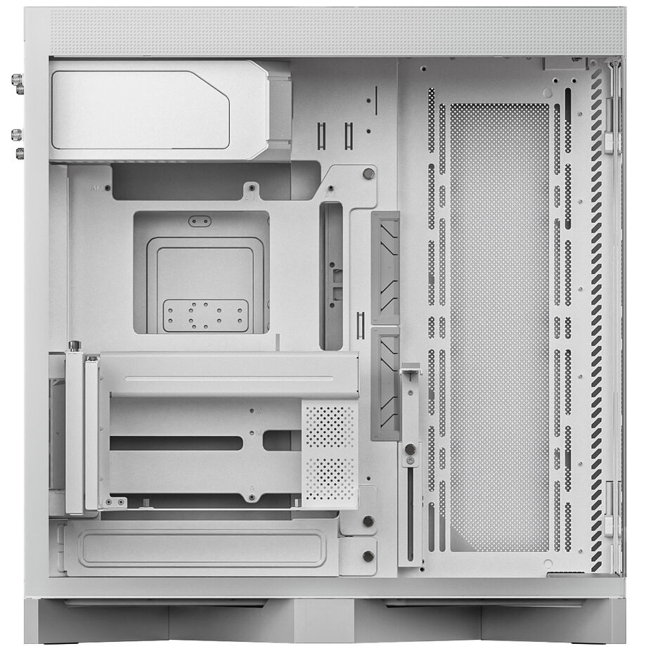 TRYX LUCA L70 PC Case, Mid-Tower, E-ATX, Tempered Glass – White