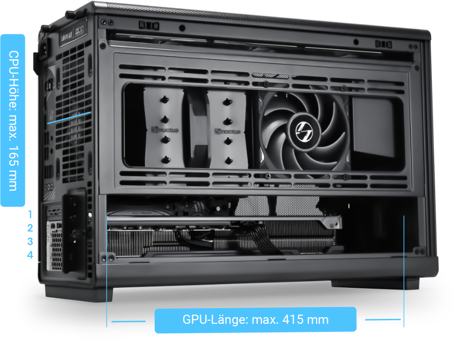 Lian Li DAN A3 Cases Wooden Edition