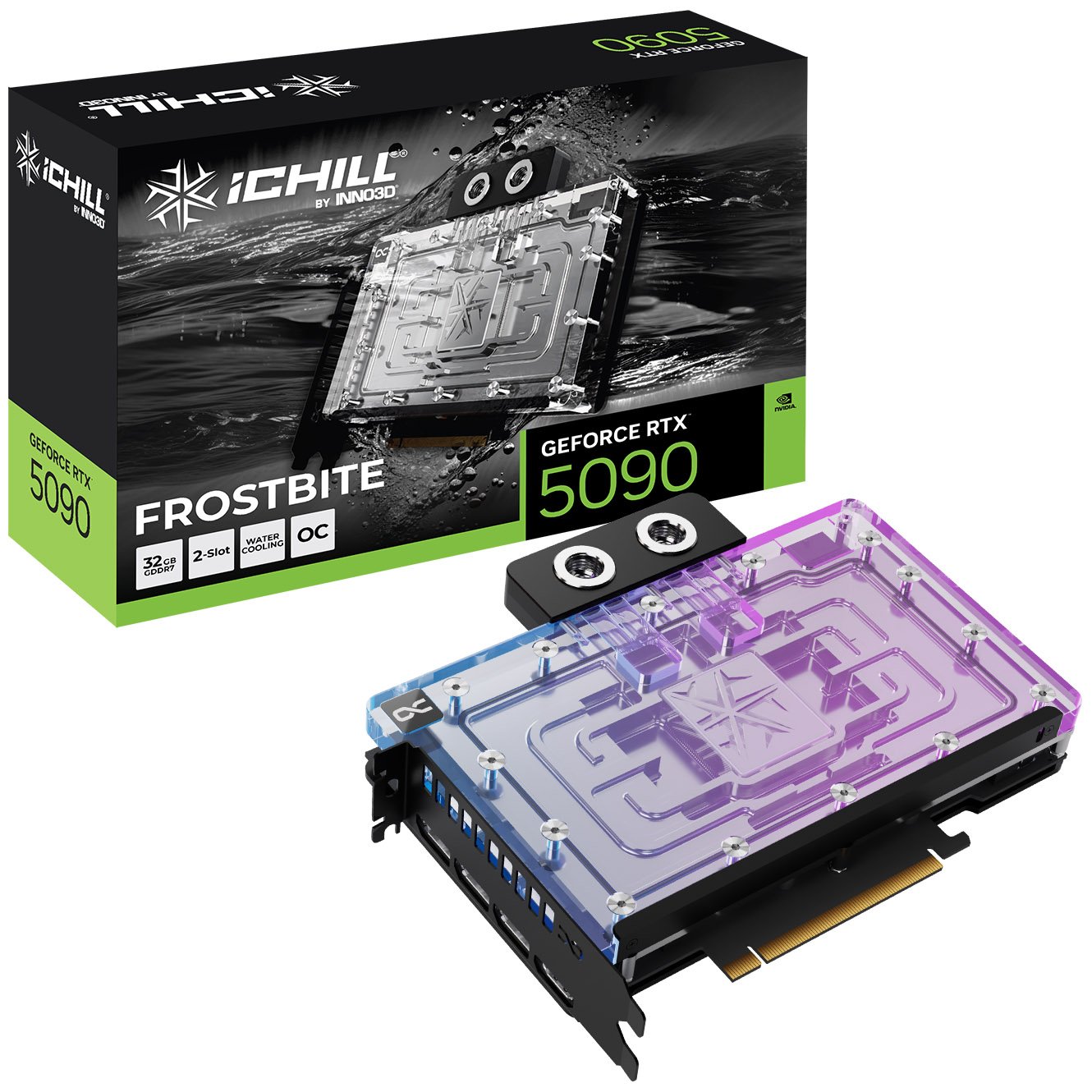 INNO3D GeForce RTX 5090 iChill Frostbite, 32768MB GDDR7