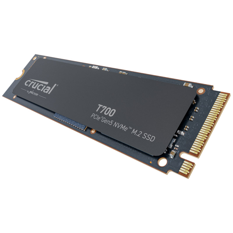 Crucial T700 NVMe SSD, PCIe 5.0 M.2 Typ 2280 - 4 TB ohne Kühlkörper
