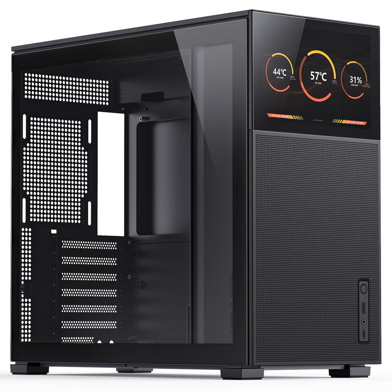 Jonsbo D41 MESH Screen ATX Case, Tempered Glass - black