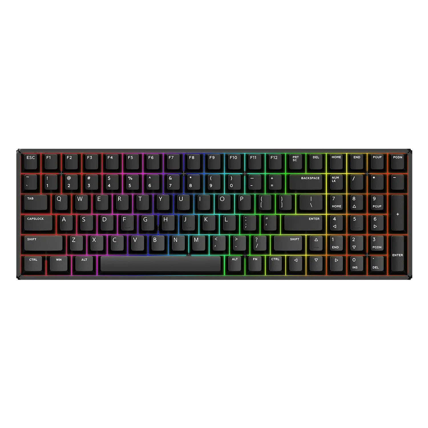 IQUNIX F97 Dark Side Wireless Gaming Keyboard, RGB - MX-Red (US)
