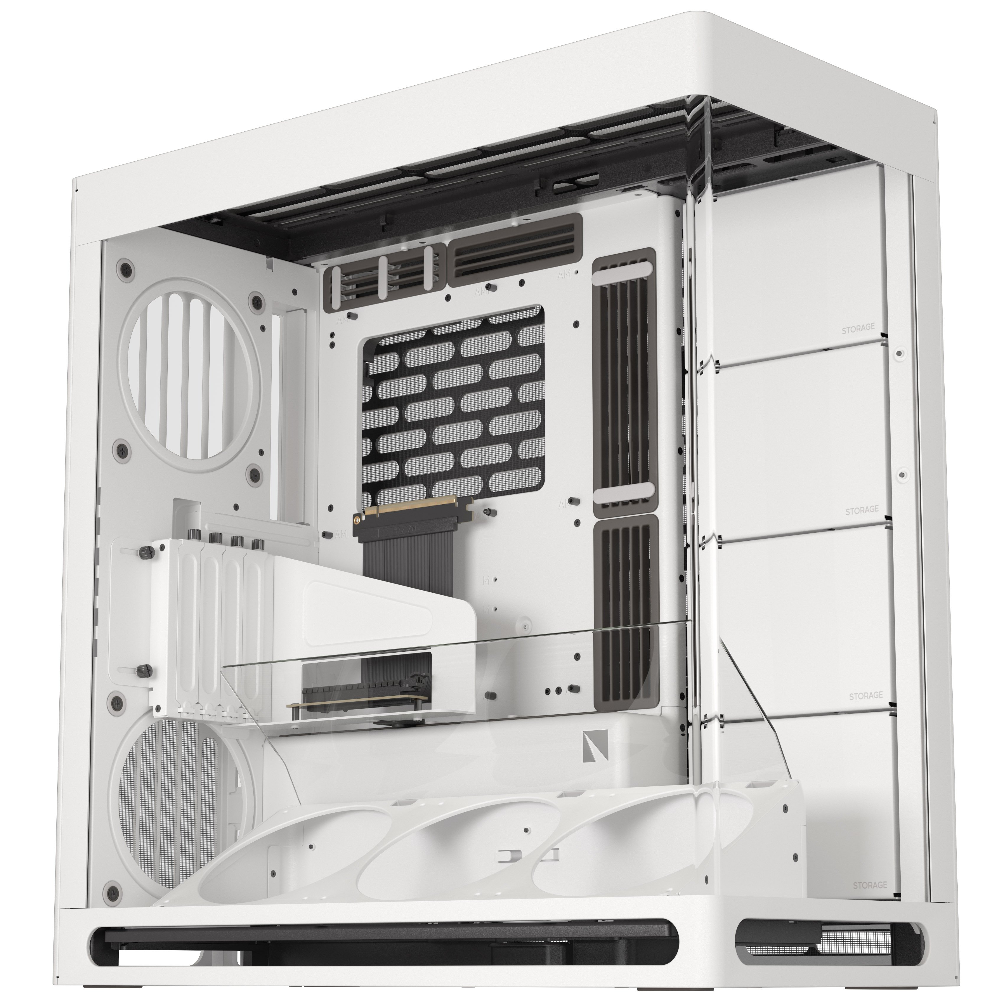 HAVN HS 420 VGPU PC Case, Mid Tower, E-ATX, Tempered Glass, PCIe 5.0 ...