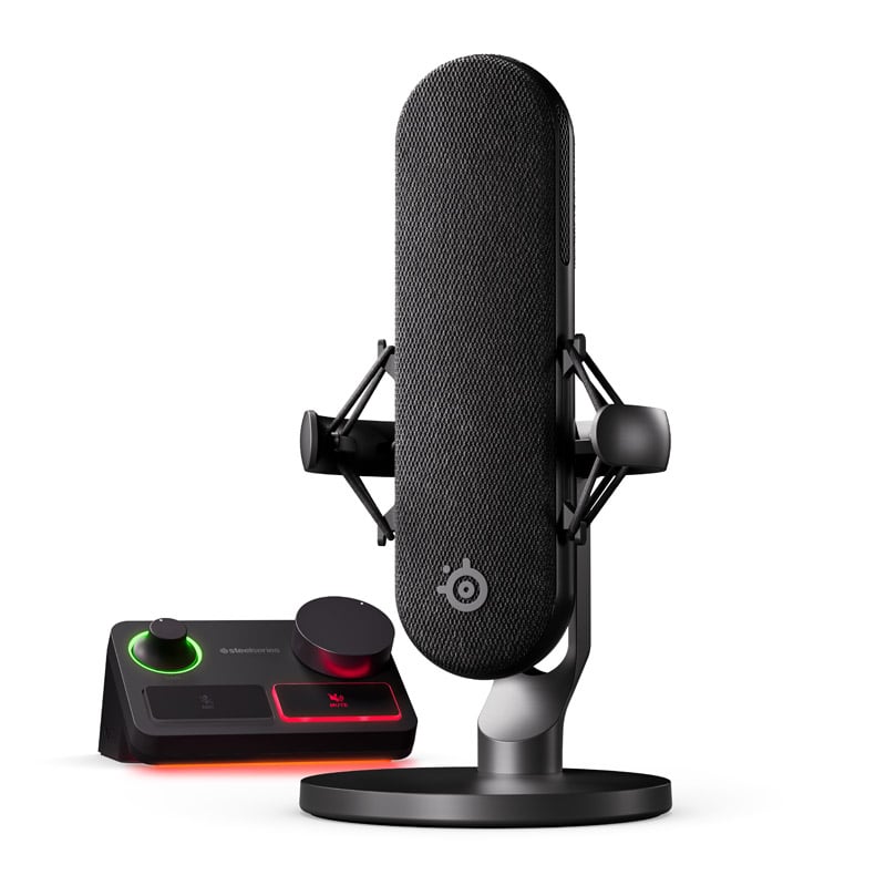 SteelSeries Alias Pro Streaming Microphone + Stream Mixer