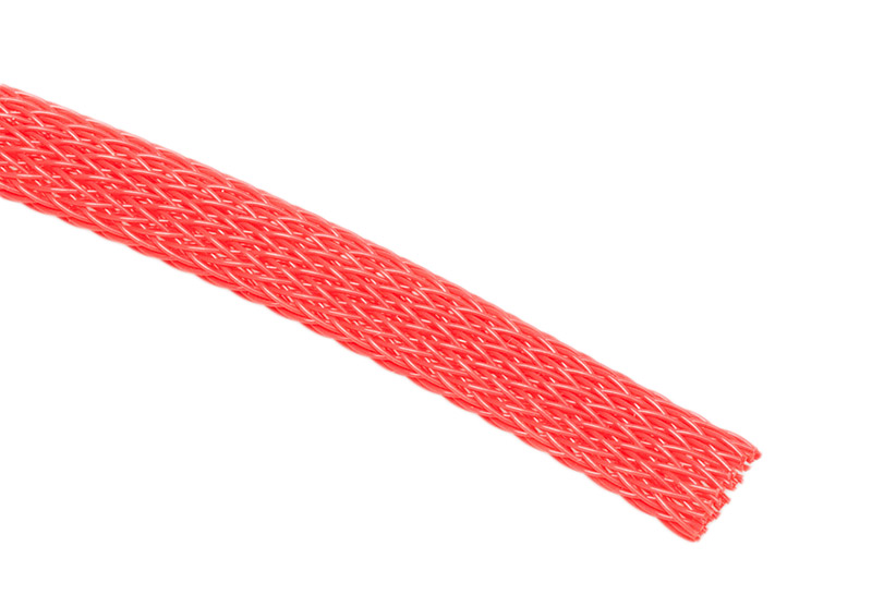 Techflex Flexo PET Sleeve 6mm - red, 1m