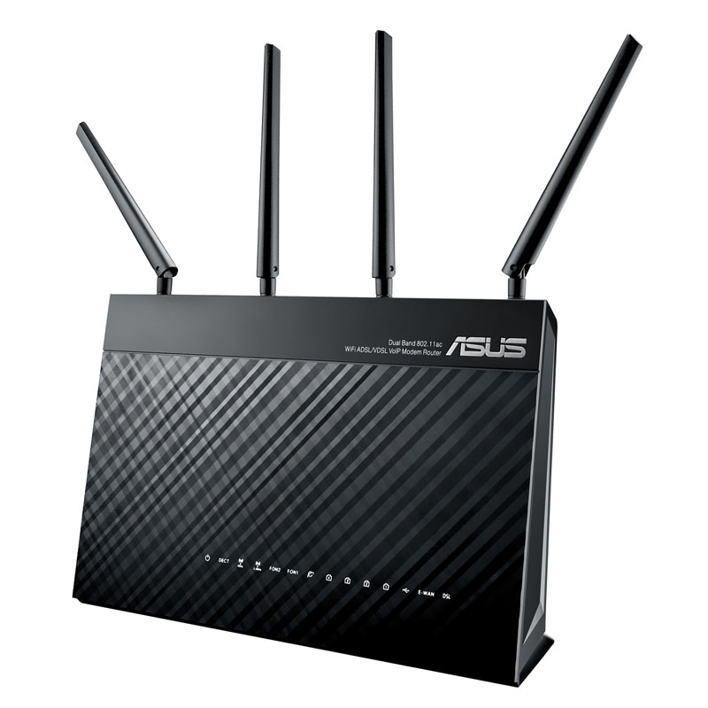 ASUS DSL-AC87VG AC2400 Wireless Router, Dual-Band WiFi - black