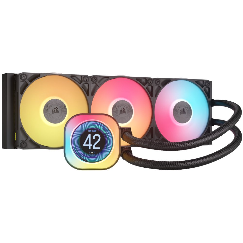 Corsair iCUE LINK Titan 360 RX LCD Complete Water Cooling, RGB - 360mm ...