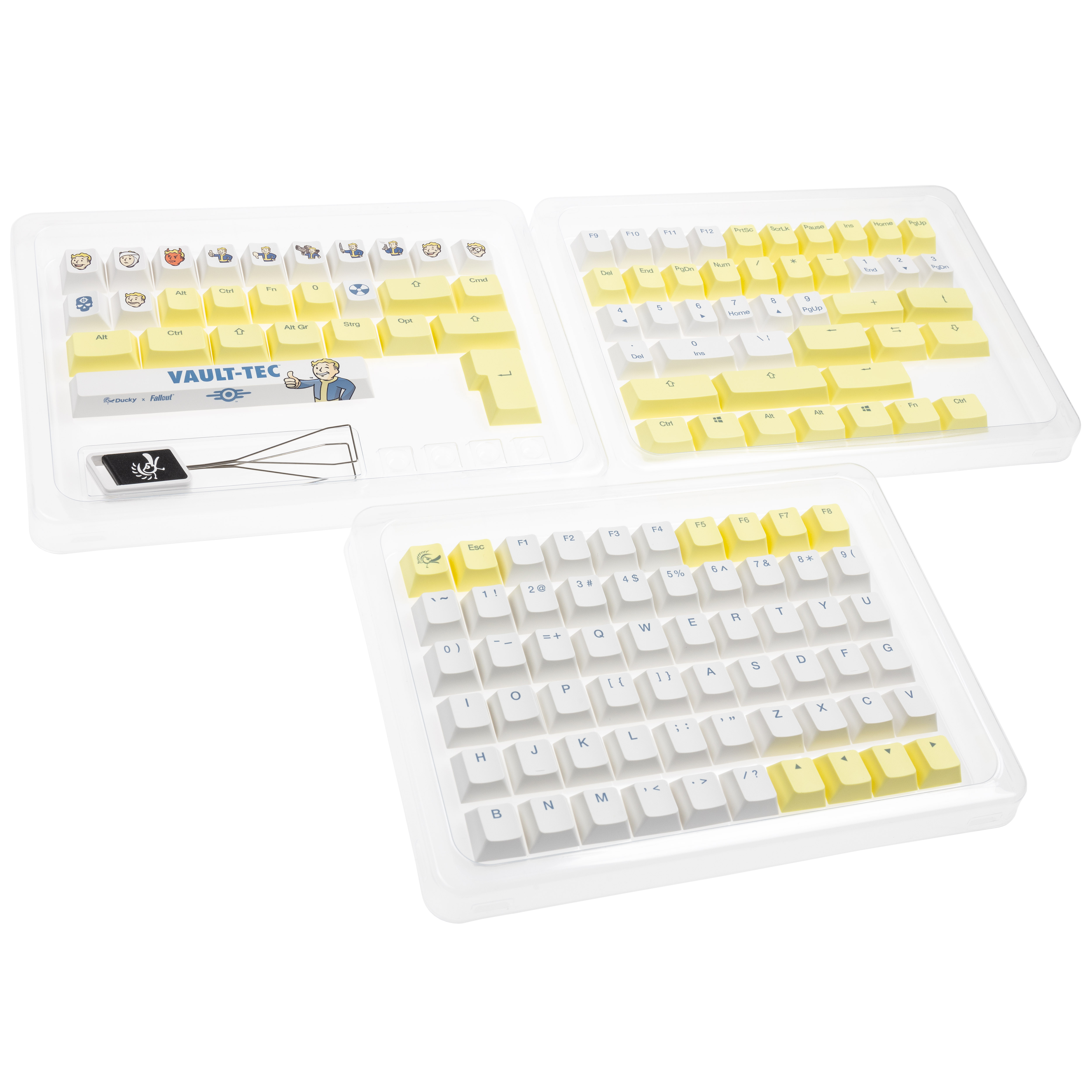 Ducky x Fallout Keycap Set - 132 Stück, ANSI (US)