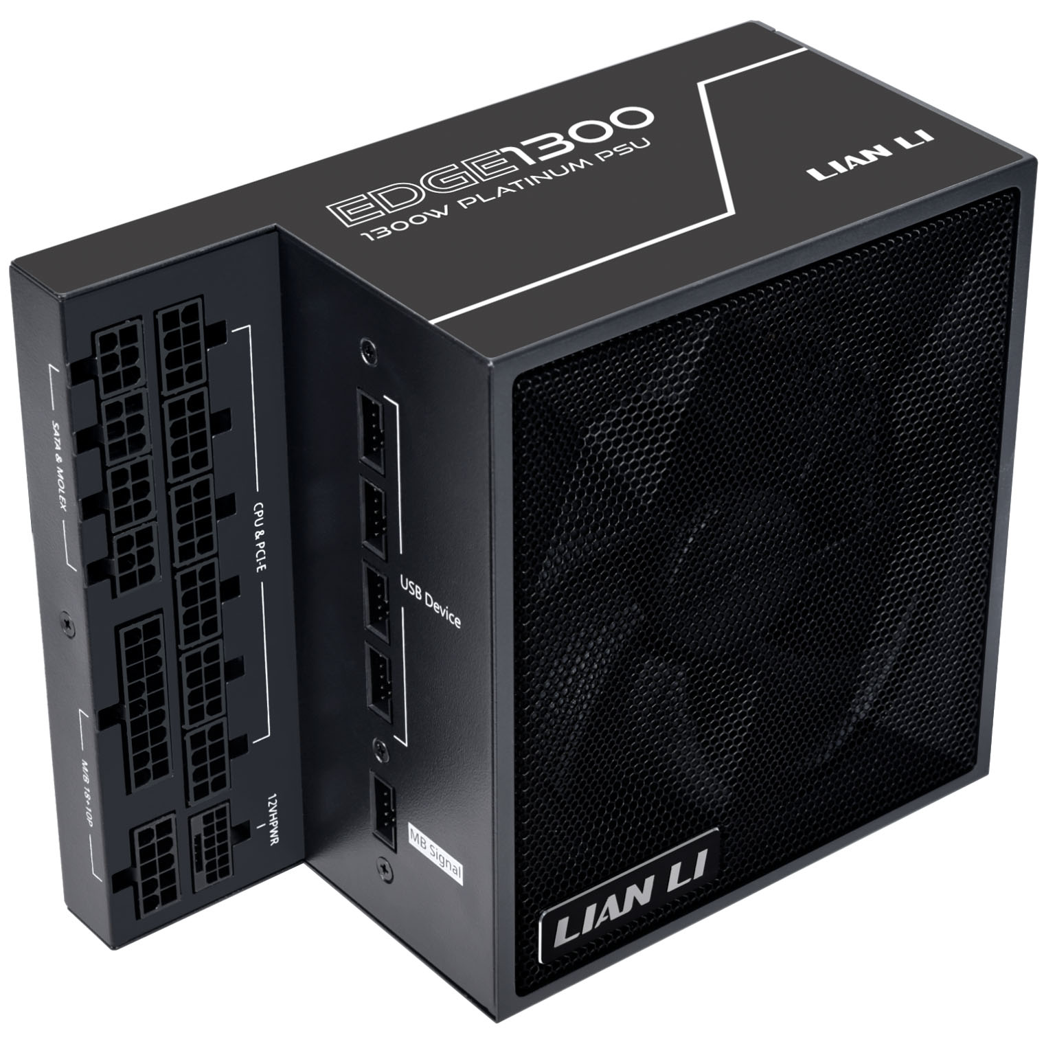 Lian Li EDGE EG1300 80 PLUS Platinum Netzteil, PCIe 5.1, ATX 3.1 - 1300 ...