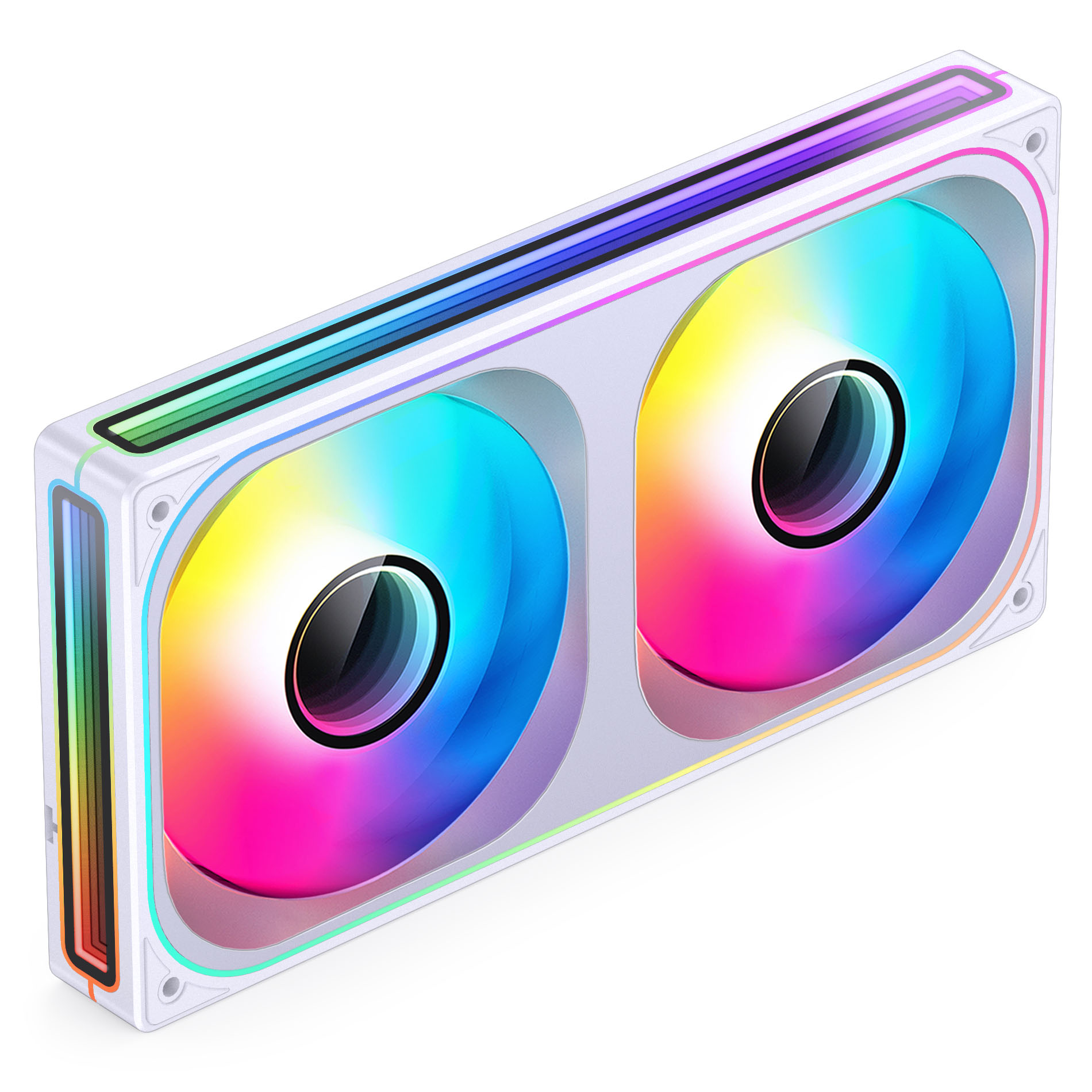 Jonsbo ZB-240 Fan, Reverse Blade, PWM, ARGB - 240mm, white