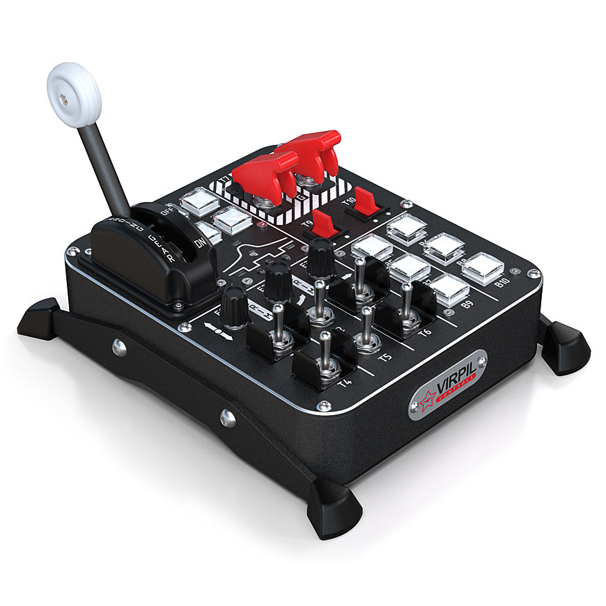 VIRPIL Controls Universal Control Panel #2, RGB , 24 Steuerelemente ...