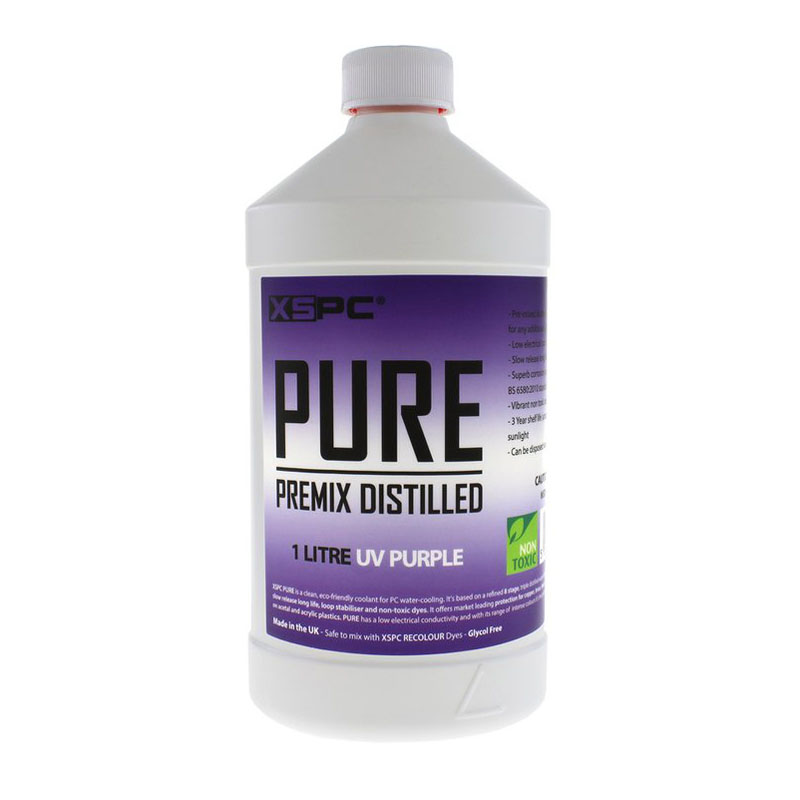 XSPC Pure Coolant, 1 Liter - purple, UV