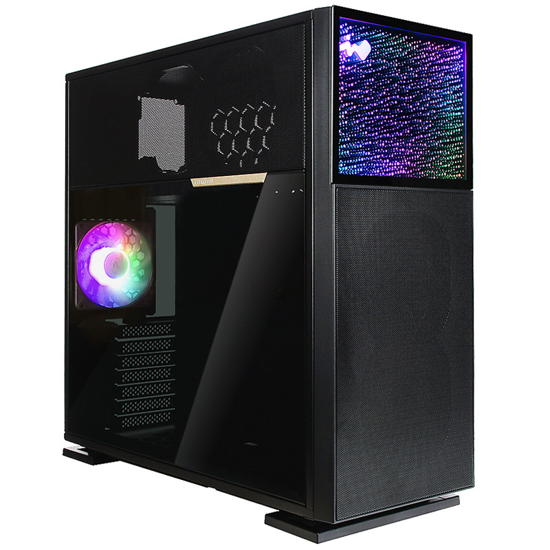 InWin N515 Mid Tower Tempered Glass - Black