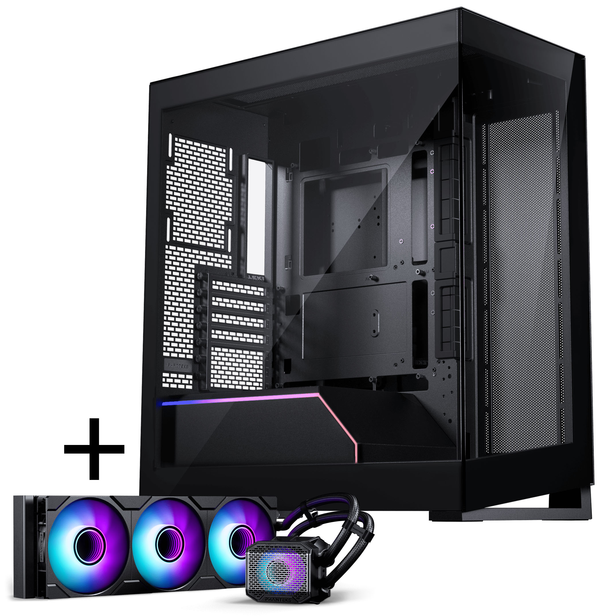 PHANTEKS NV Series NV5 MK2 ATX Case, Tempered Glass, DRGB - Satin Black ...