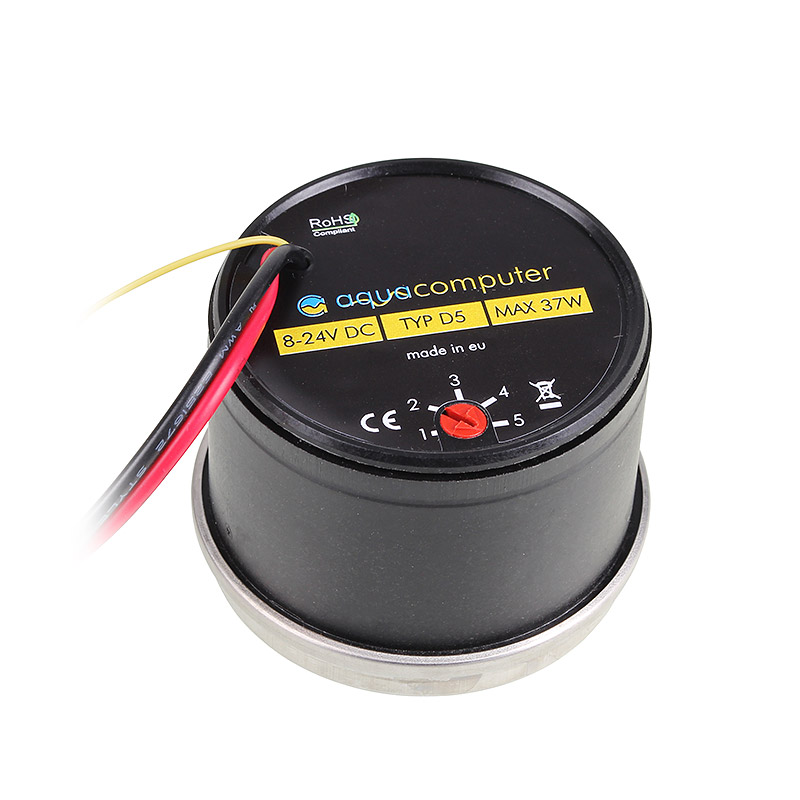 aqua computer D5 pump with tachometer signal