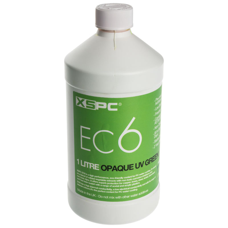 XSPC EC6 Coolant, 1 Litre - opaque green, UV