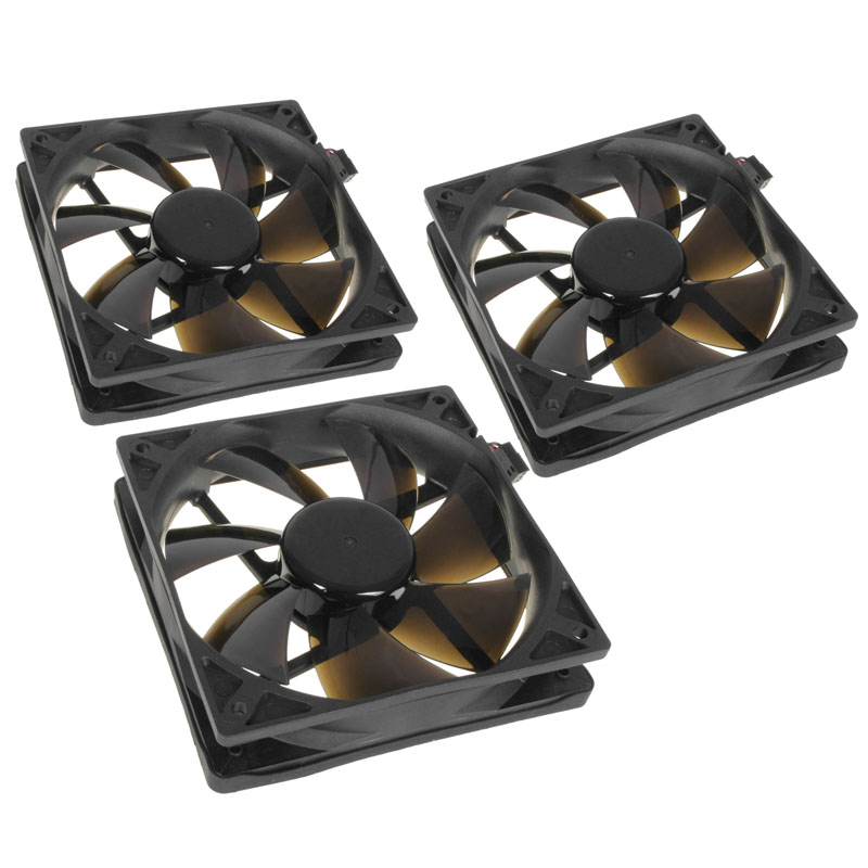 Noiseblocker BlackSilent Pro Fan PLPS - 120mm PWM, 3 pieces