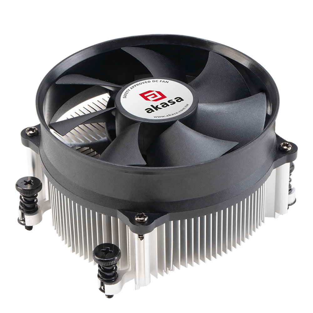Akasa AK-CC1113BP01 Low Profile CPU Cooler, AMD Socket AM4 and AM5 - 95mm