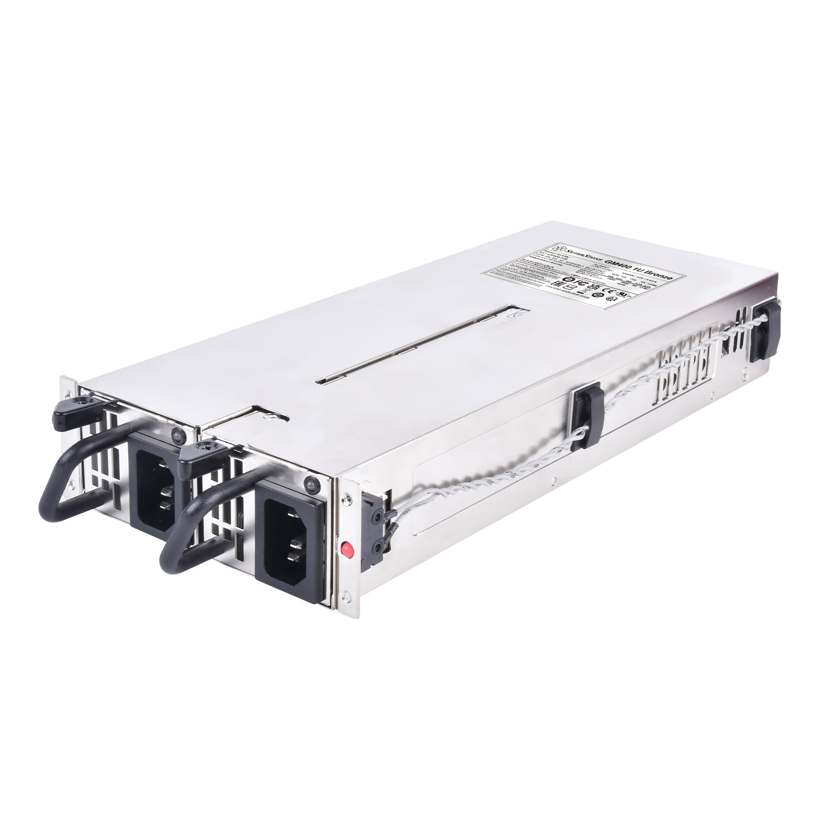 SilverStone SST-GM400-1UB Gemini Series redundant server power supply ...