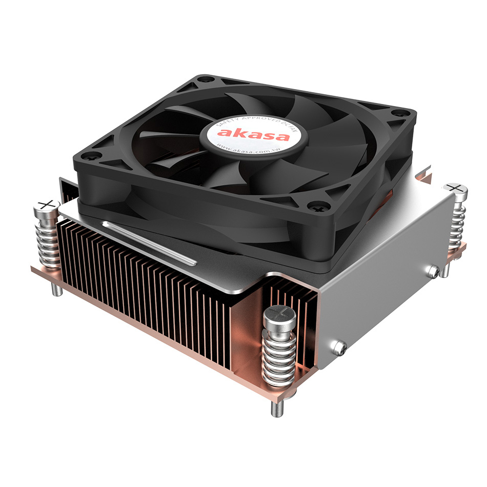 Akasa AK-CC7402BT01 2U Low Profile CPU Cooler - Socket LGA 1700